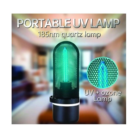 ECO-3181 LÁMPARA BOLSILLO LUZ ULTRAVIOLETA UV, GENERACIÓN OZONO PARA ESPACIOS MUY REDUCIDOS, 2 ...
